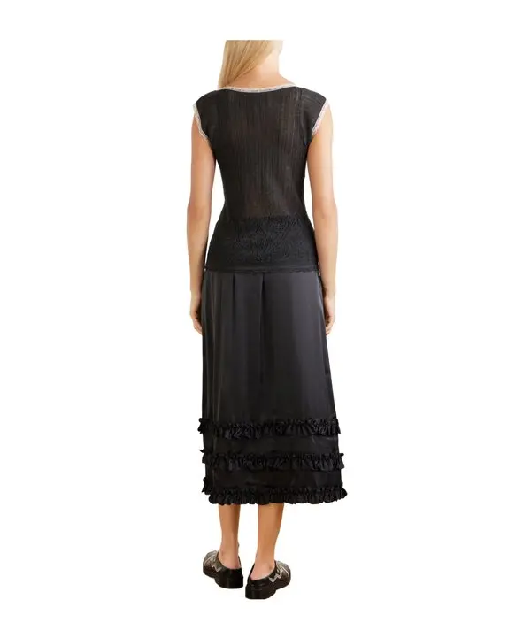 Anna Sui Lace-trimmed Jersey Cami