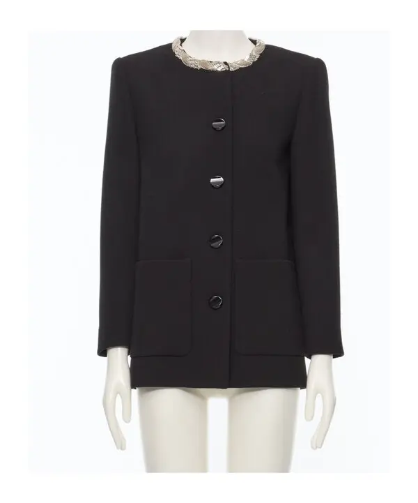 Valentino Garavani Long-sleeved Casual Jacket - Black