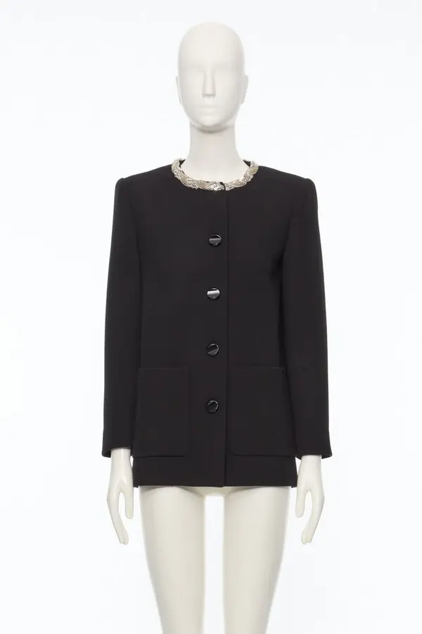 Valentino Garavani Beaded Trim Jacket