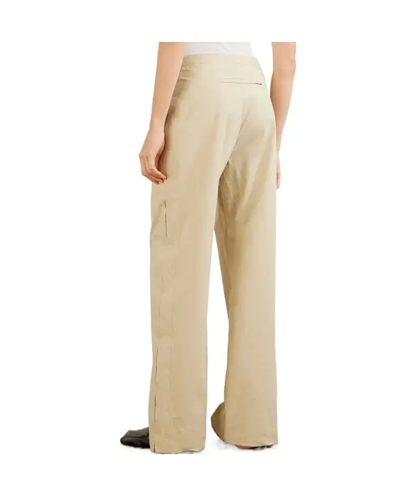 Calvin Klein Gemma Cotton Straight-leg Pants