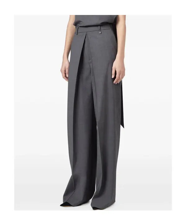 Giuseppe Di Morabito Wrap-detail Wide-leg Trousers
