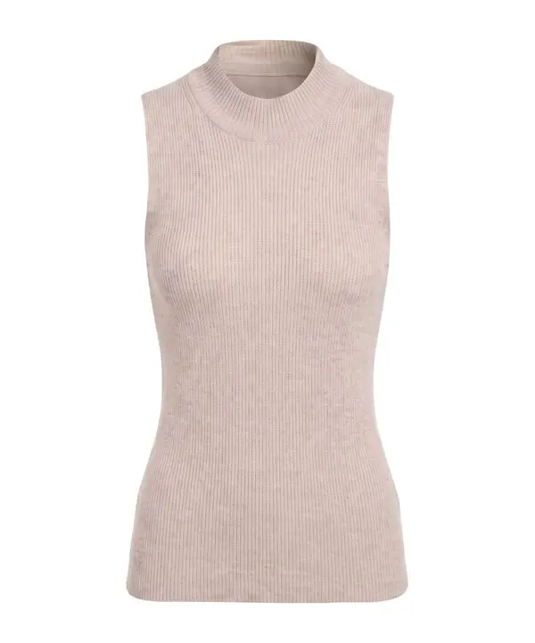 Brunello Cucinelli Ribbed Knit Sleeveless Top
