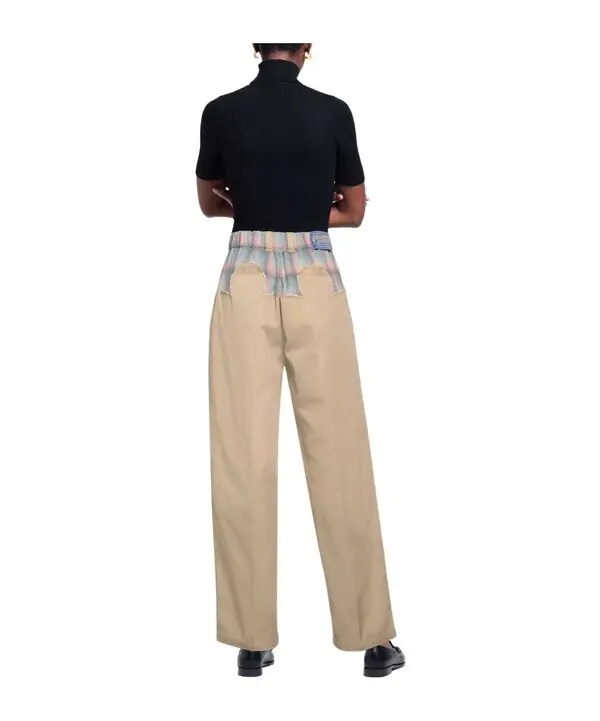 MAISON MARGIELA Minimalist Straight Leg Trousers
