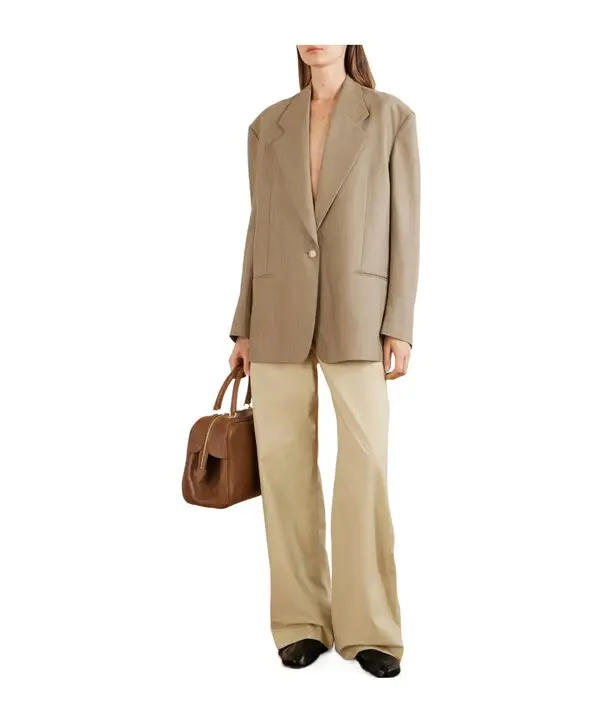Calvin Klein Avery Single-breasted Blazer - Brown