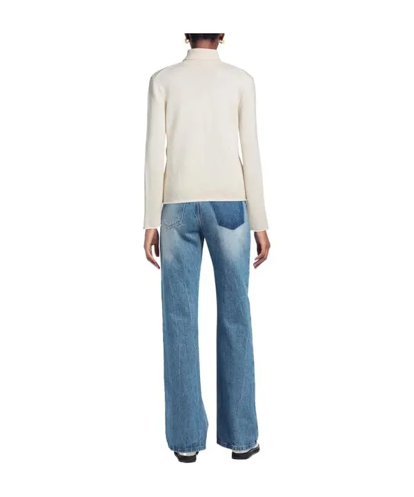 Chloé Knit Turtleneck Long Sleeve Top