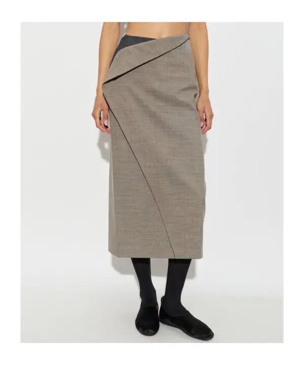 JIL SANDER Draped Wrap Skirt