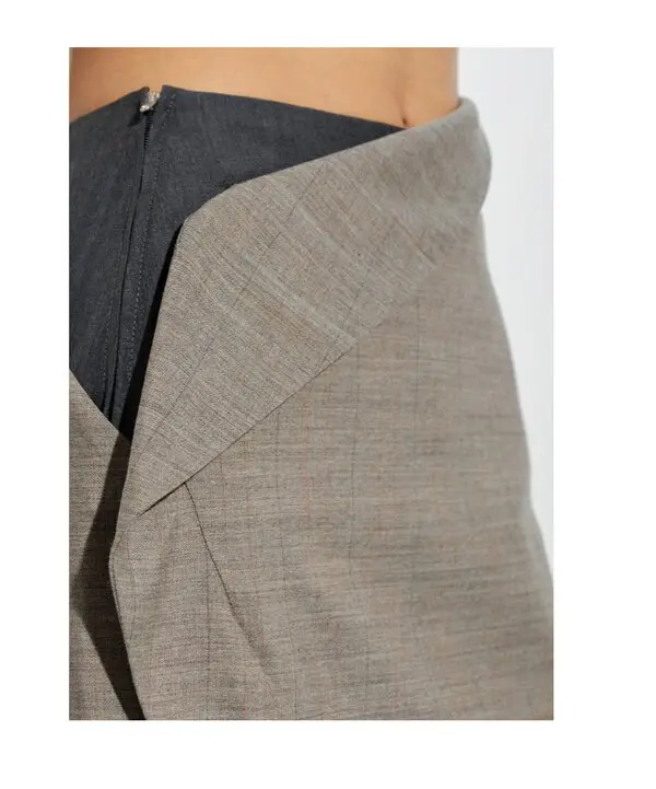 JIL SANDER Draped Wrap Skirt