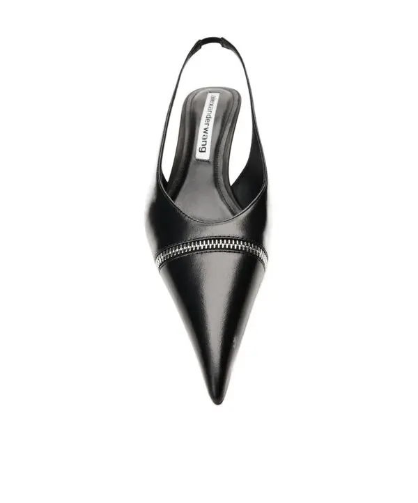 Alexander Wang Slasher Zip Sling Back Pumps