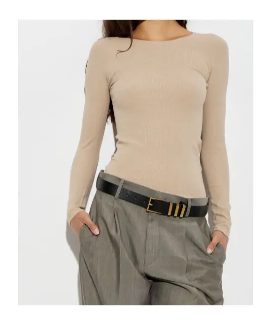 JIL SANDER Ribbed-knit Top