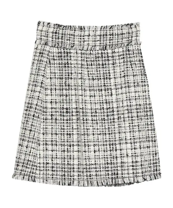 Dolce & Gabbana Colorblock Tweed Aline Skirt