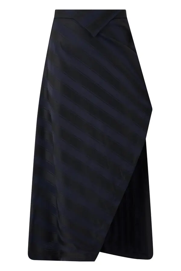 VIVIENNE WESTWOOD Asymmetric Striped Skirt