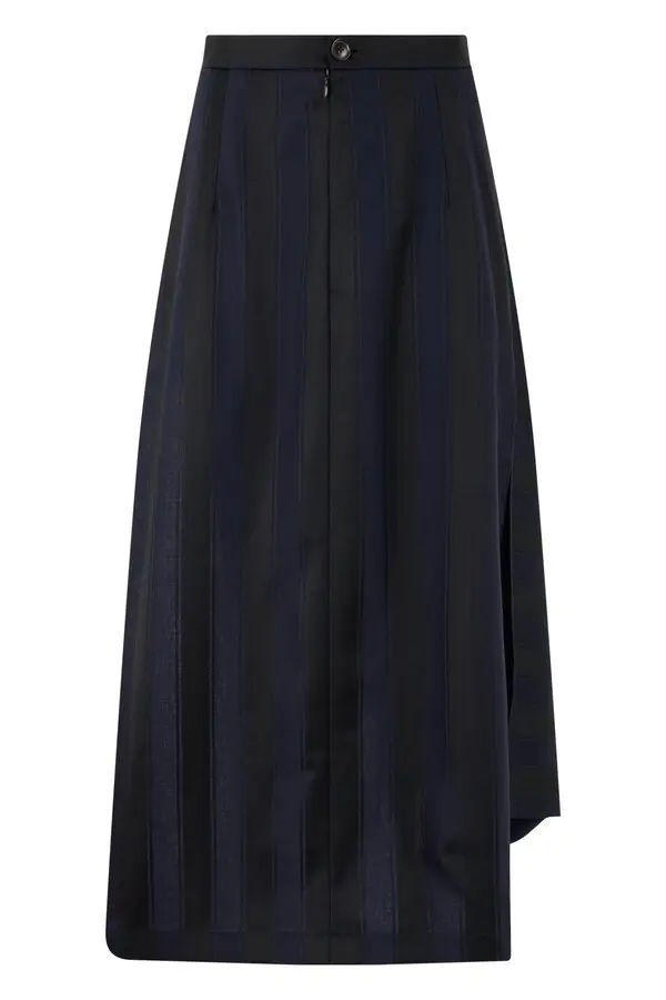 VIVIENNE WESTWOOD Asymmetric Striped Skirt