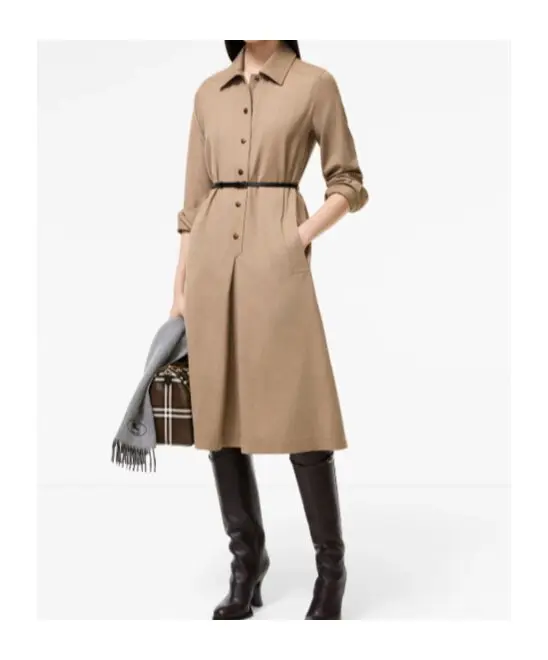 Burberry Wool Shirt Dress