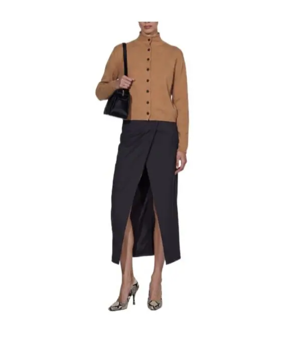 Khaite High-neck Buttoned Knitwear