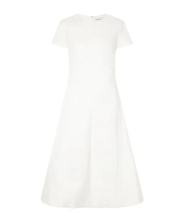 Brandon Maxwell The Ridley Linen-blend Midi Dress - No