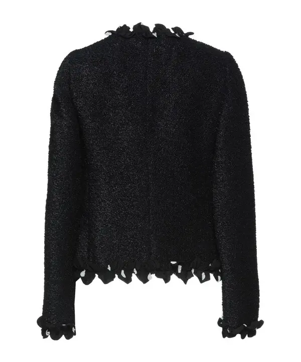 Dolce & Gabbana Dolce Gabbana Solid-color Embroidered Coat