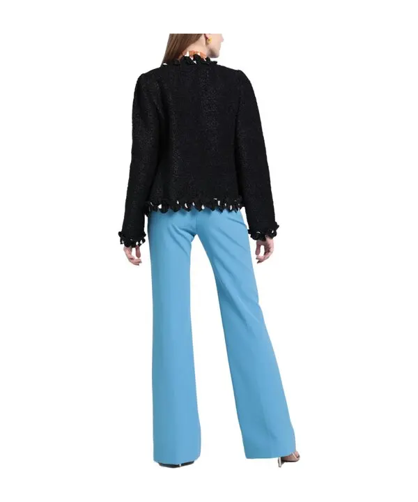 Dolce & Gabbana Dolce Gabbana Solid-color Embroidered Coat