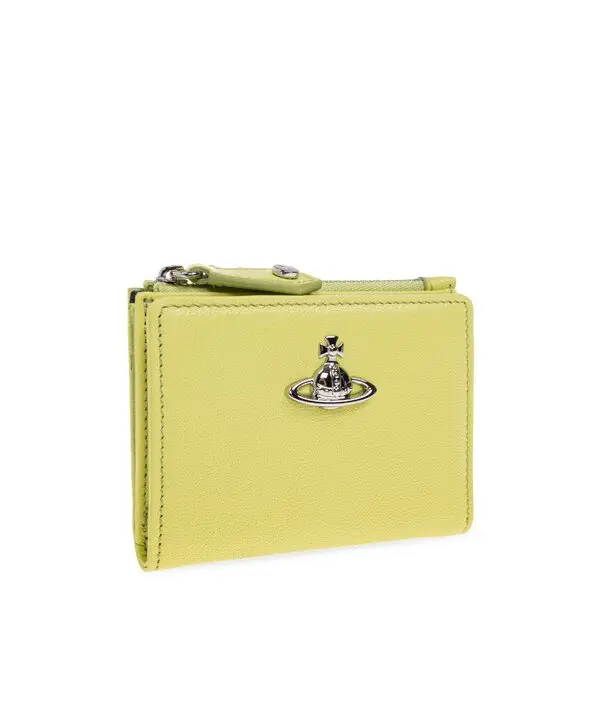 VIVIENNE WESTWOOD Compact Leather Wallet
