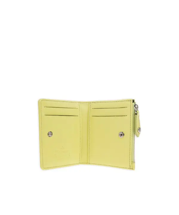 VIVIENNE WESTWOOD Compact Leather Wallet