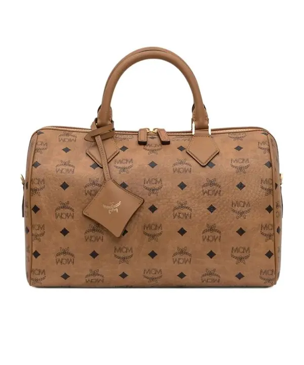 Mcm Zippered Shoulder Bag