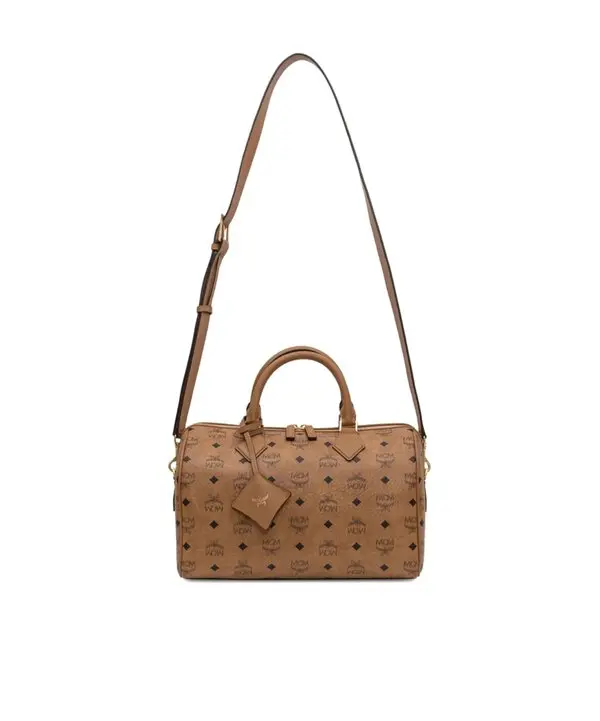 Mcm Zippered Shoulder Bag