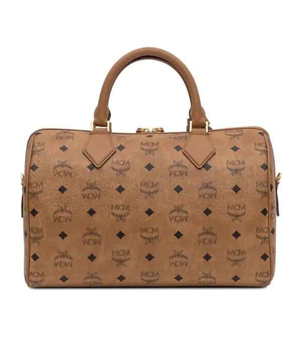 Mcm Zippered Shoulder Bag