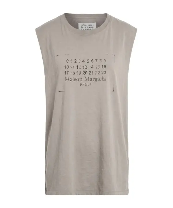 MAISON MARGIELA Sleeveless Crew-neck T-shirt