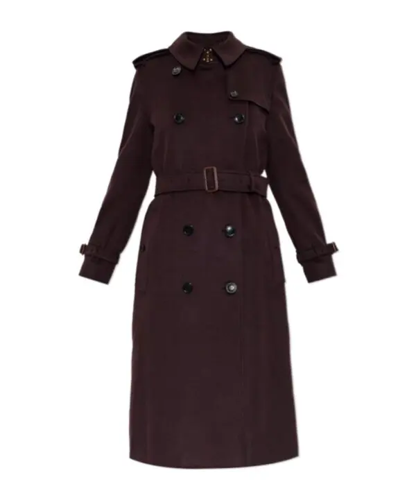 Burberry Long-sleeved Double-breasted Coat