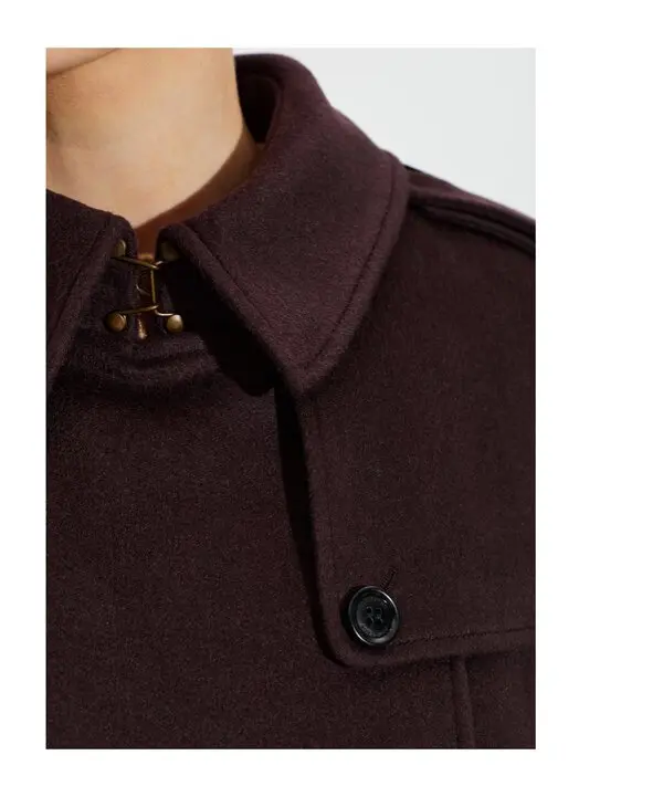 Burberry Long-sleeved Double-breasted Coat