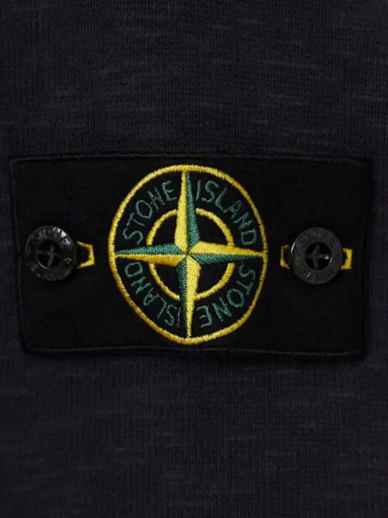 Stone Island Crew Neck Sweatshirt With Logo