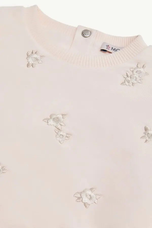 Moncler Embroidered Floral Cotton Blend Set