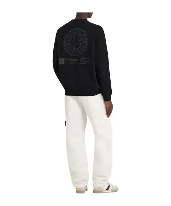 Stone Island Crewneck Sweatshirt With Long Sleeves