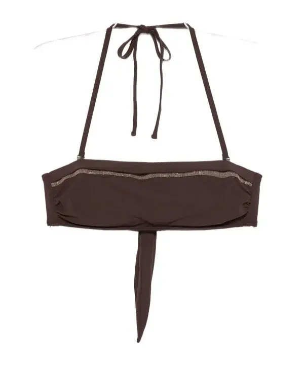 Brunello Cucinelli Lace-up Bikini