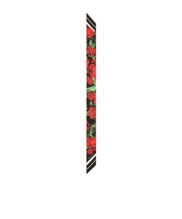 Dolce & Gabbana Dolce Gabbana Floral Printed Twill Scarf