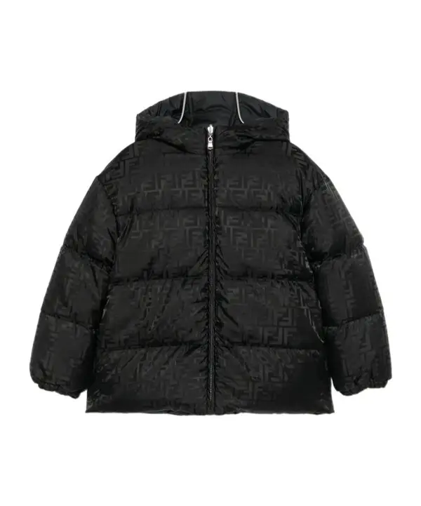 Fendi Ff Logo Quilted Jacket