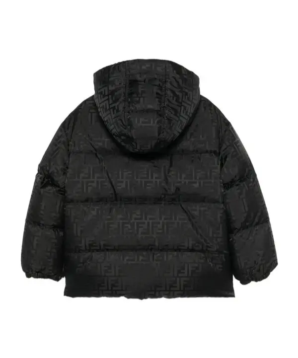 Fendi Ff Logo Quilted Jacket