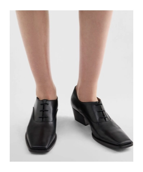 JIL SANDER Square-toe Lace-up Shoes