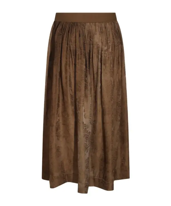 UMA WANG Elastic Waist Midi Skirt