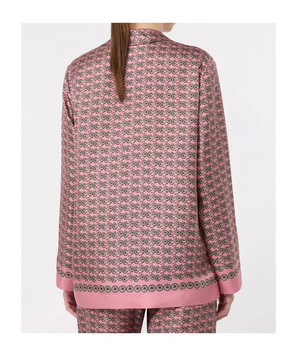 Max Mara Printed Silk Shirt
