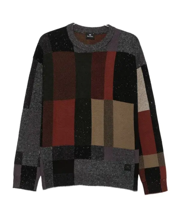 Paul Smith Colour-block Crew-neck Sweater