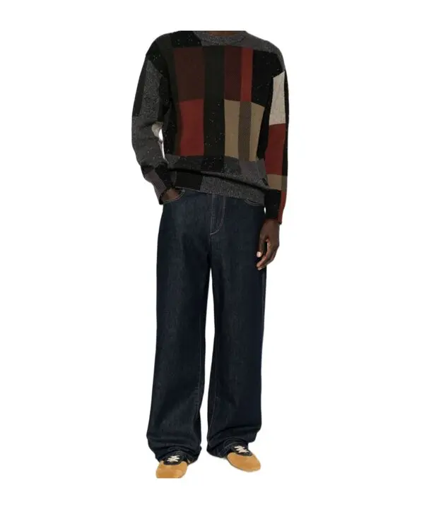 Paul Smith Colour-block Crew-neck Sweater