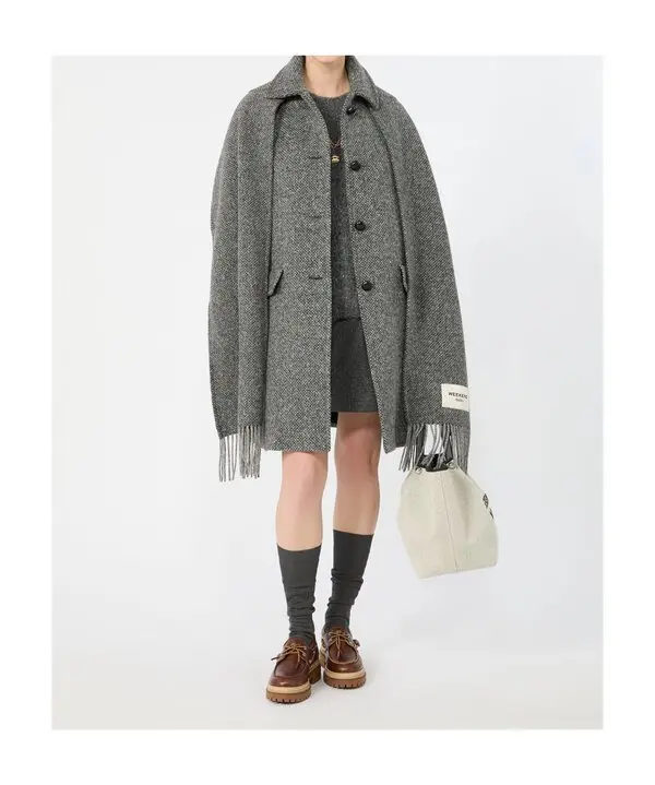 Max Mara Wool-blend Tweed Coat