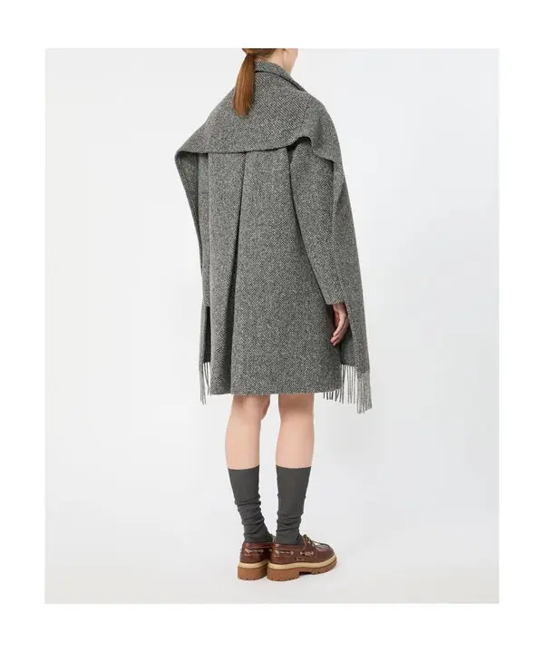 Max Mara Wool-blend Tweed Coat