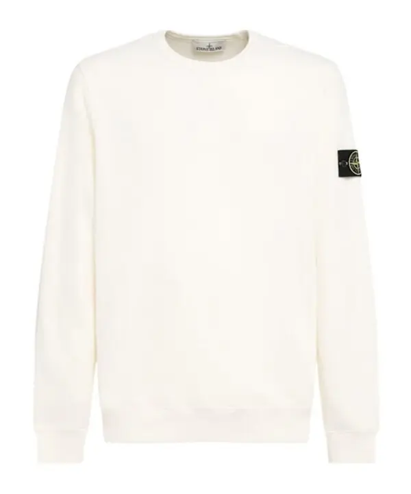 Stone Island Crew Neck Sweatshirt With Long Sleeves