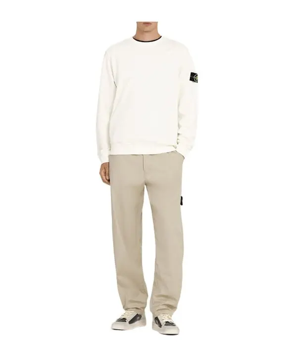 Stone Island Crew Neck Sweatshirt With Long Sleeves