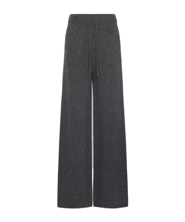 Max Mara Wide Cashmere Yarn Trousers