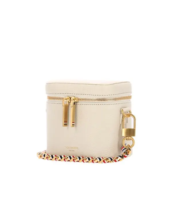 Thom Browne Zip-around Box Clutch Bag
