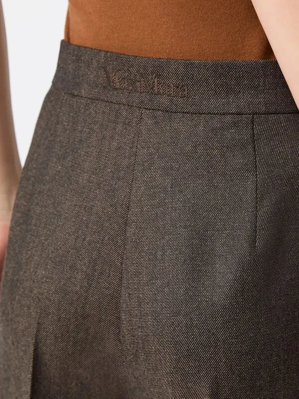 Max Mara Pressed-crease Wide-leg Trousers