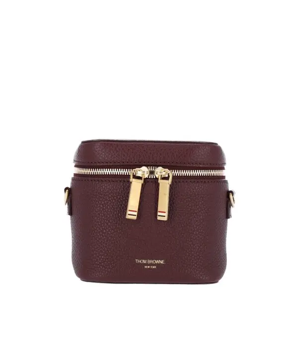 Thom Browne Zip-top Box Clutch Bag