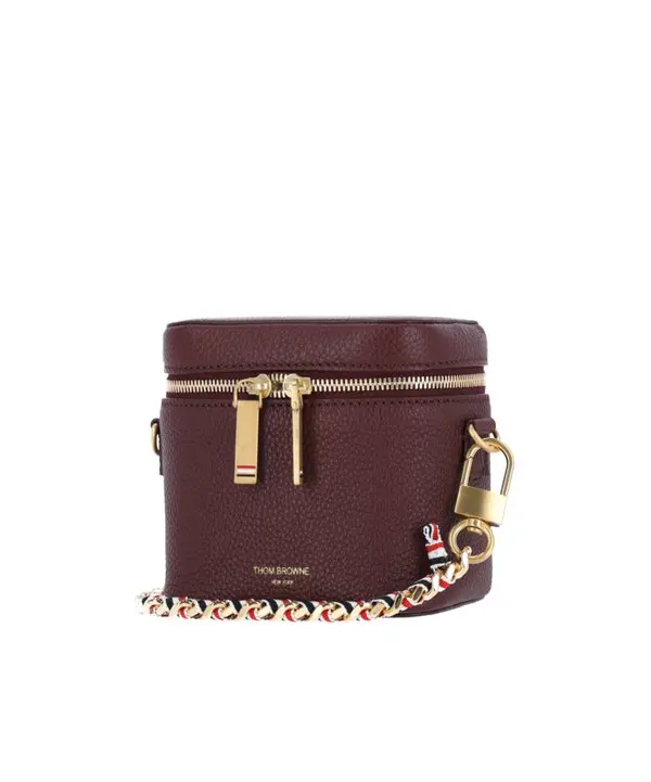Thom Browne Zip-top Box Clutch Bag